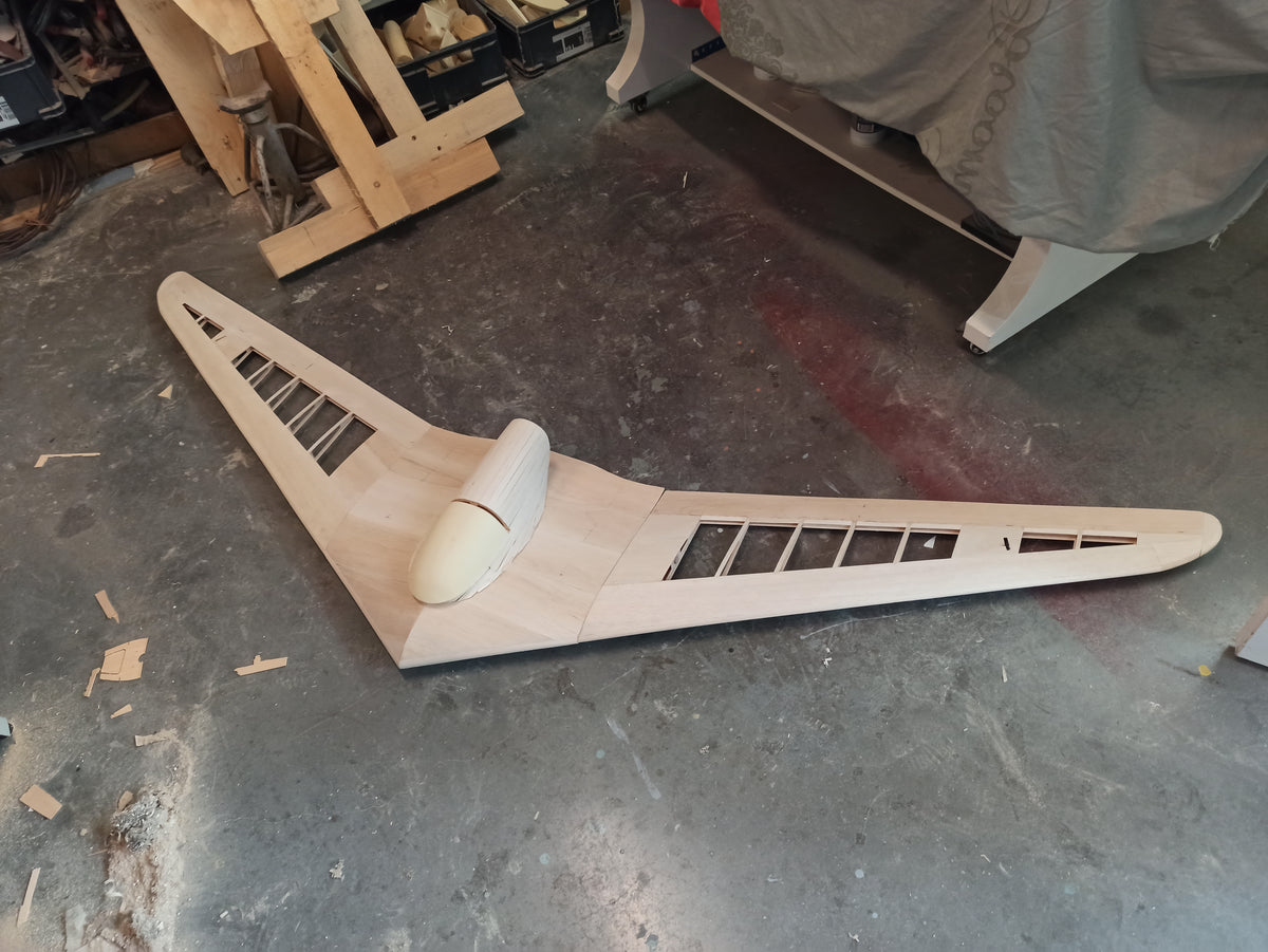 Horten XII – RC-builder