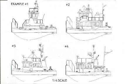 SpringerTug Complete Wood Boat Kit – RC-builder